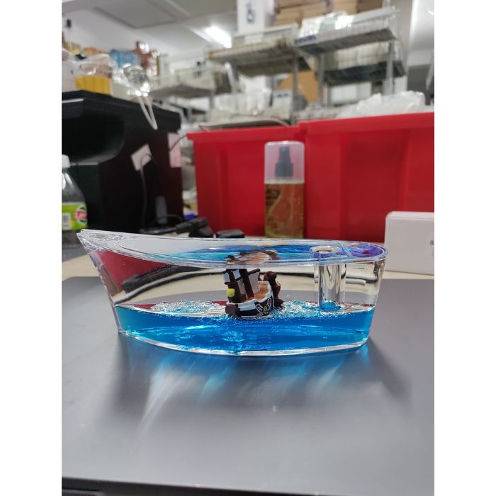 Ship Shaped showpeice inside is luffy boat with pen stand – Big Daddy Store