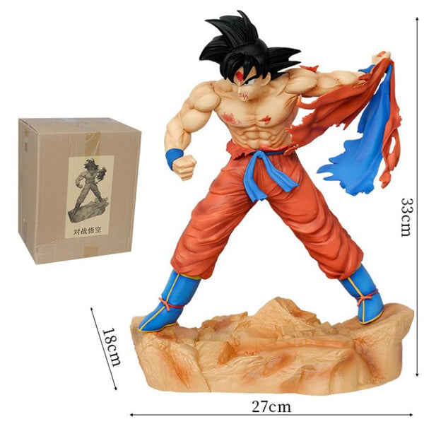 33 cm Detailed Son Goku Figure ( torn clothes angry) - Big Daddy Store