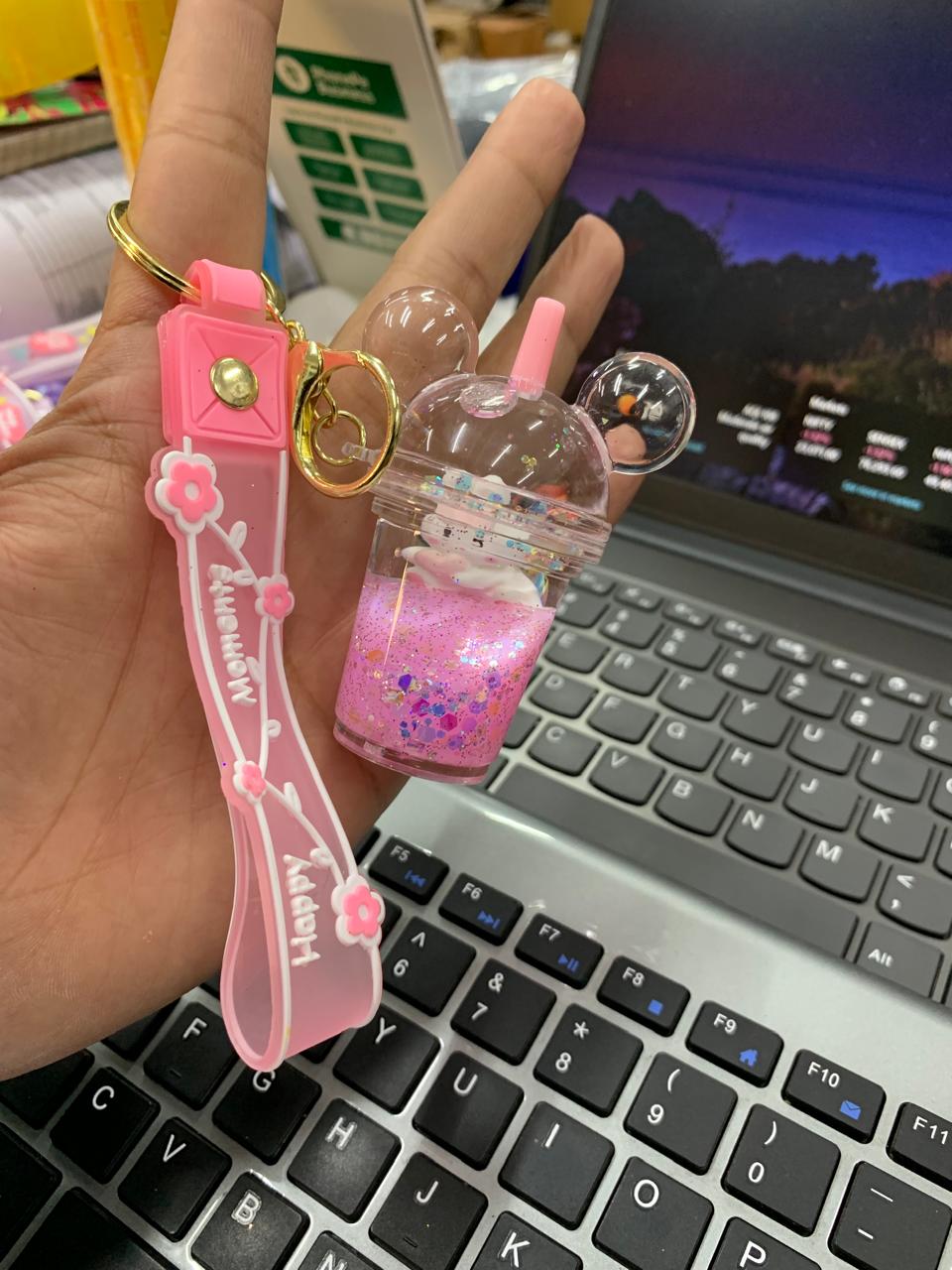 Big size Micky sipper shape water keychain Pack of 3 ( eff price 65 ...