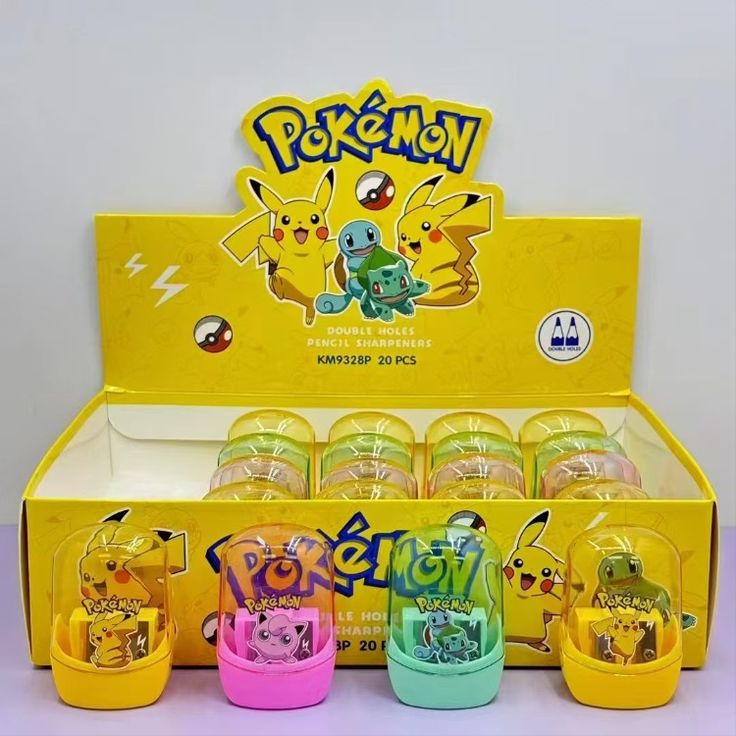 20 pcs (1 Box) - Pokemon Oval Sharpner net price 14 - Big Daddy Store