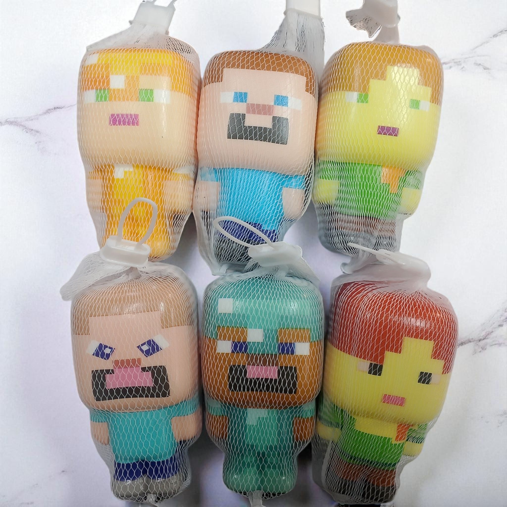 Minecraft soft squeeze Toys ( Pack of 12 ) eff price 65 – Big Daddy Store