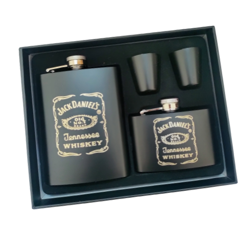 Double Flask JD set with 2 Glass - Big Daddy Store