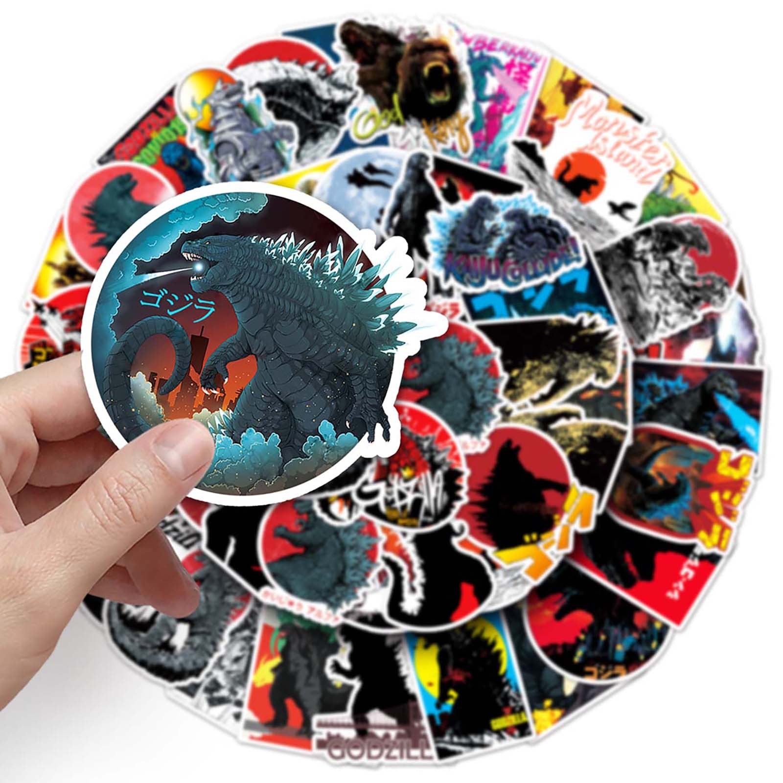 godzilla Stickers set of 50 – Big Daddy Store